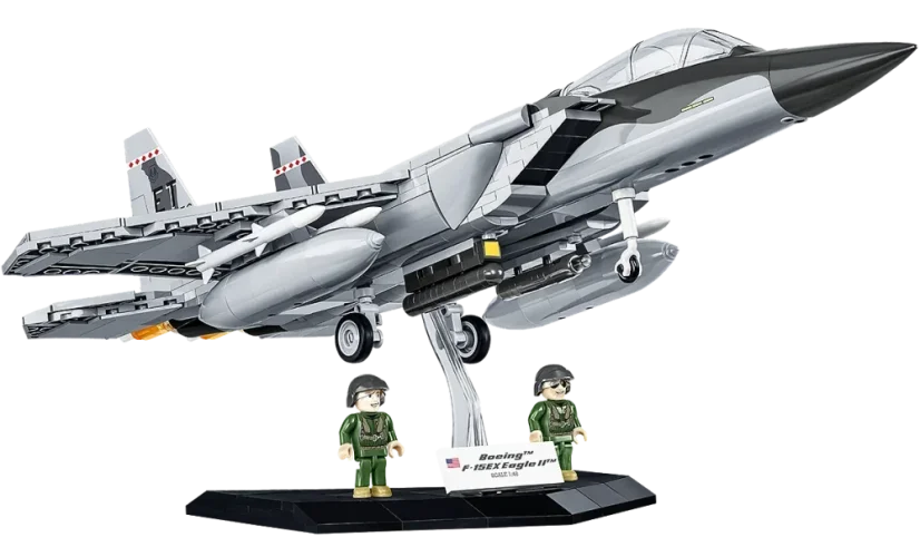 American fighter aircraft Boeing F-15EX Eagle, as a COBI kit