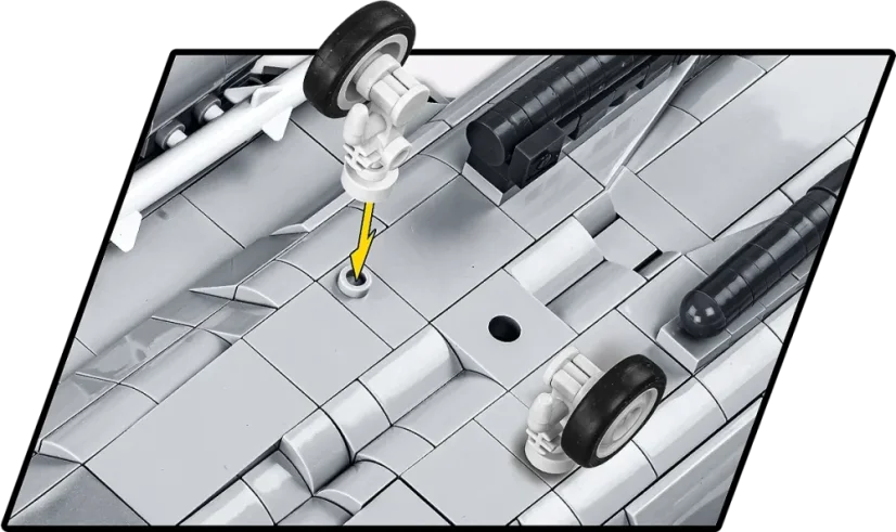 American fighter aircraft Boeing F-15EX Eagle, as a COBI kit
