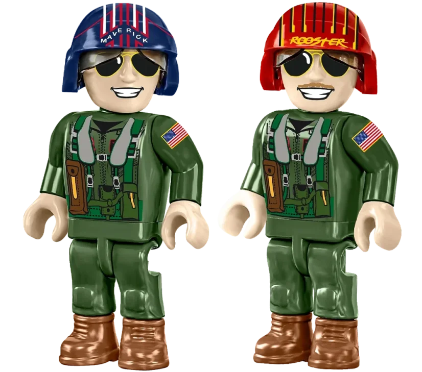 Stíhacie lietadlo Grumman F-14 Tomcat z filmu TOP GUN, ako stavebnica COBI