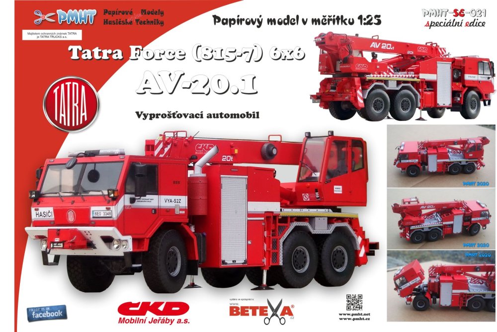 Tatra 815-7 Force 6x6 AV20.1 - 1:25 | BETEXA.cz - Modelářům blíž