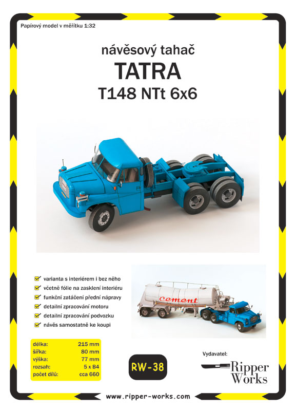 Tractor units Tatra T148 6x6 NTT | BETEXA.eu – Closer to Modelers