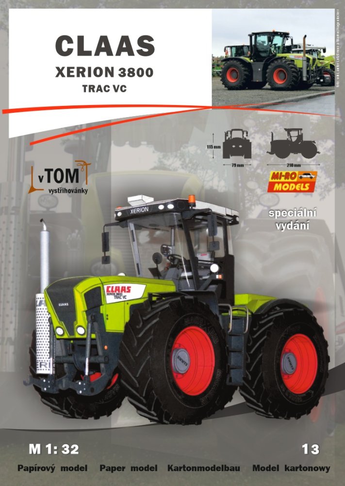 Class Xerion 3800 Trac VC- special edition | BETEXA.eu – Closer to Modelers