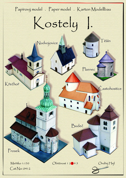 Churches I. - Paper models | BETEXA.eu – Closer to Modelers
