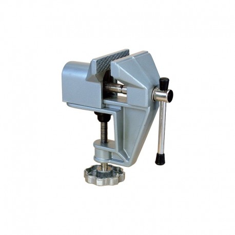 Small bench vise with 60mm wide jaws