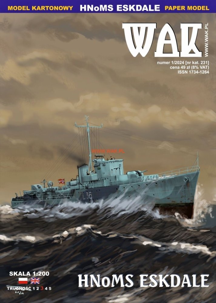 Torpédoborec HNoMS Eskdale | BETEXA.cz - Modelářům blíž