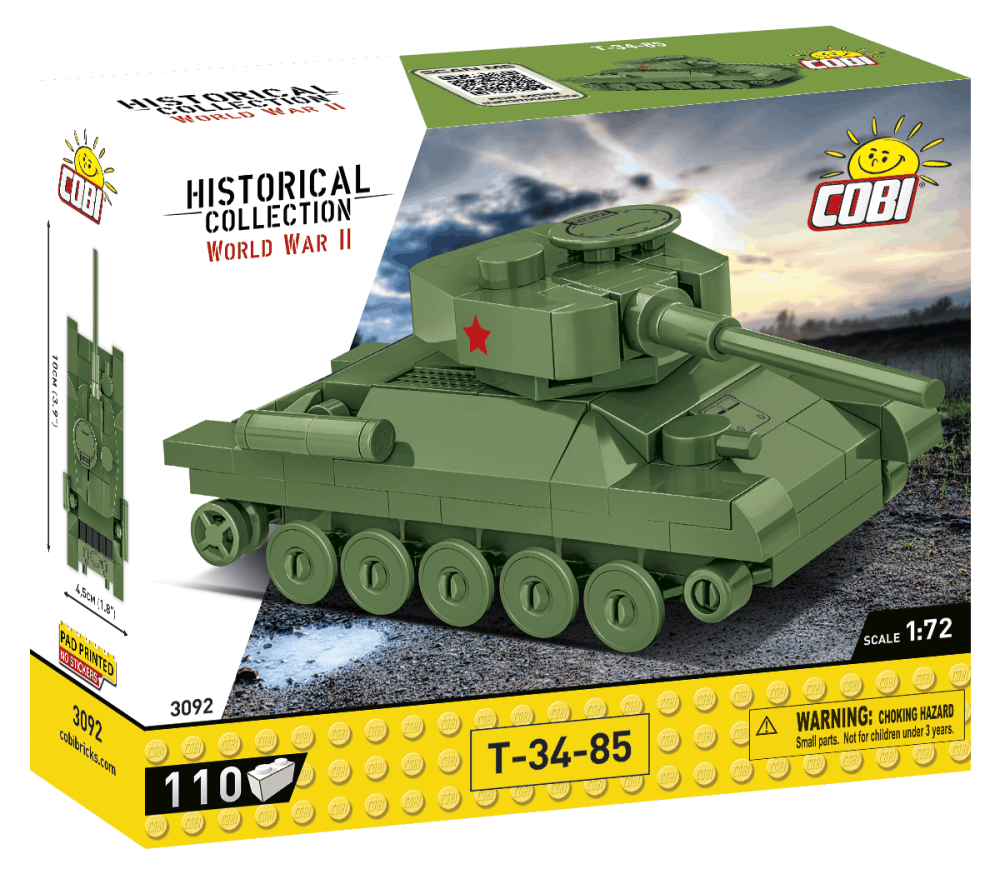Mini Tanks - T34/85 WW II - COBI plastic kit | BETEXA.eu – Closer to ...